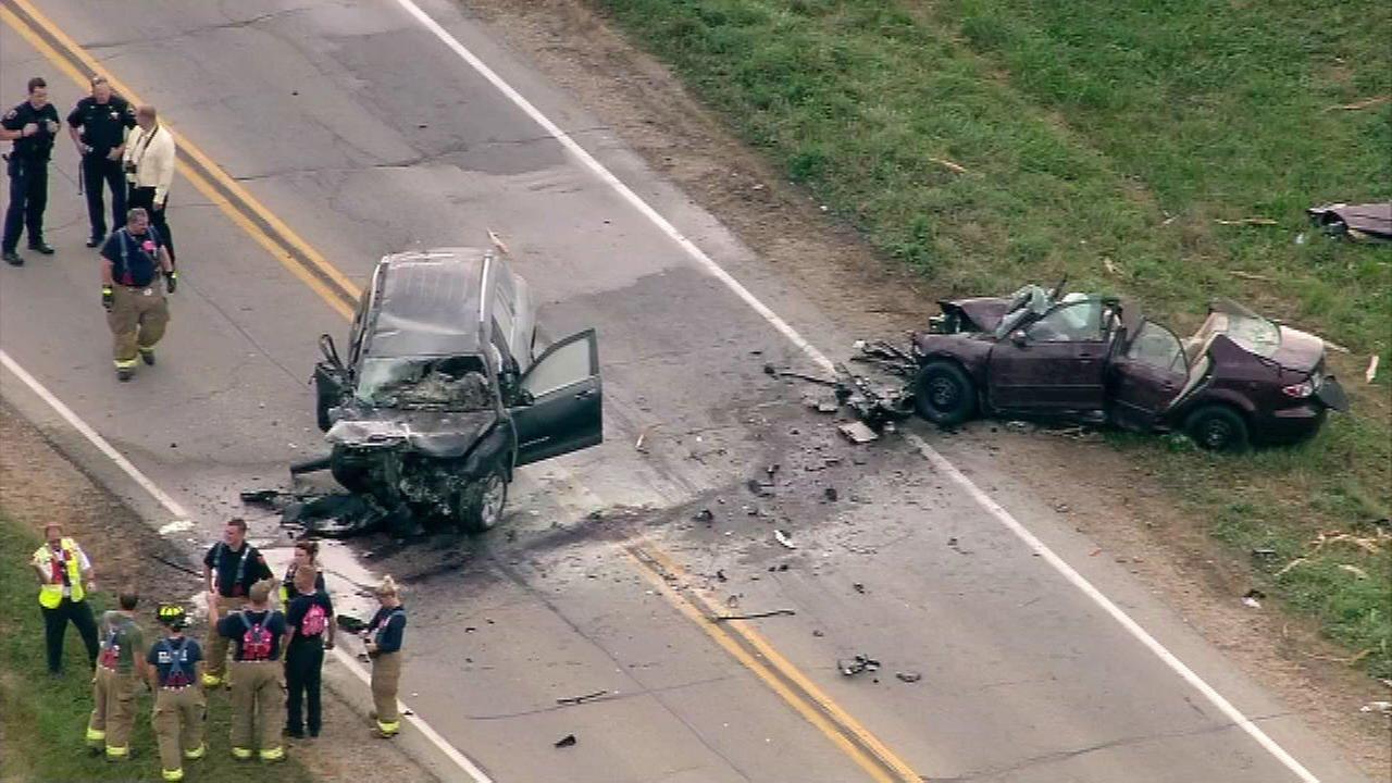 16-year-old boy killed in fiery, head-on crash in unincorporated Elburn ...