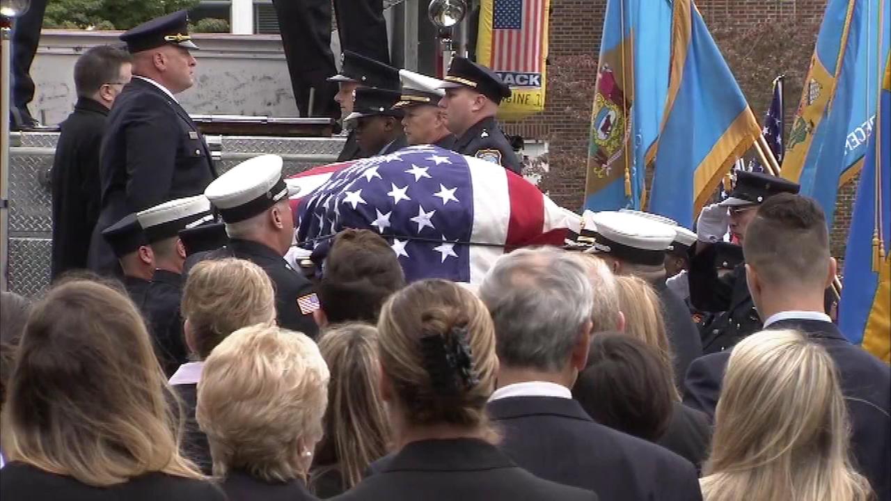 Funeral held for fallen firefighter Capt. Christopher Leach | 6abc.com Funeral held for fallen firefighter Capt. Christopher Leach | 6abc.com
