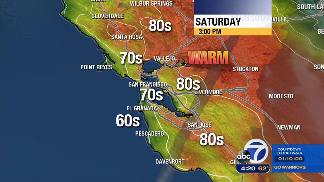 Weather Map San Francisco Bay Area - Map