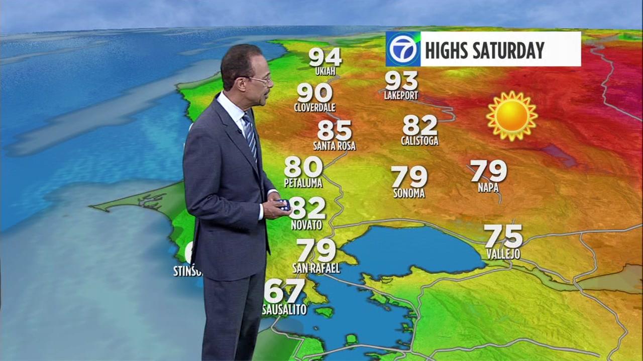 Weather forecast for Wednesday | abc7news.com