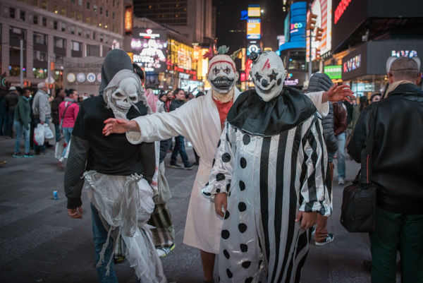 Photos: The most interesting Halloween costumes seen in Times Square ...