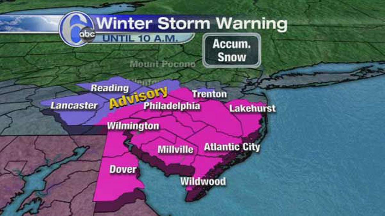 ACCUWEATHER MAPS: Tuesday's Snow | 6abc.com