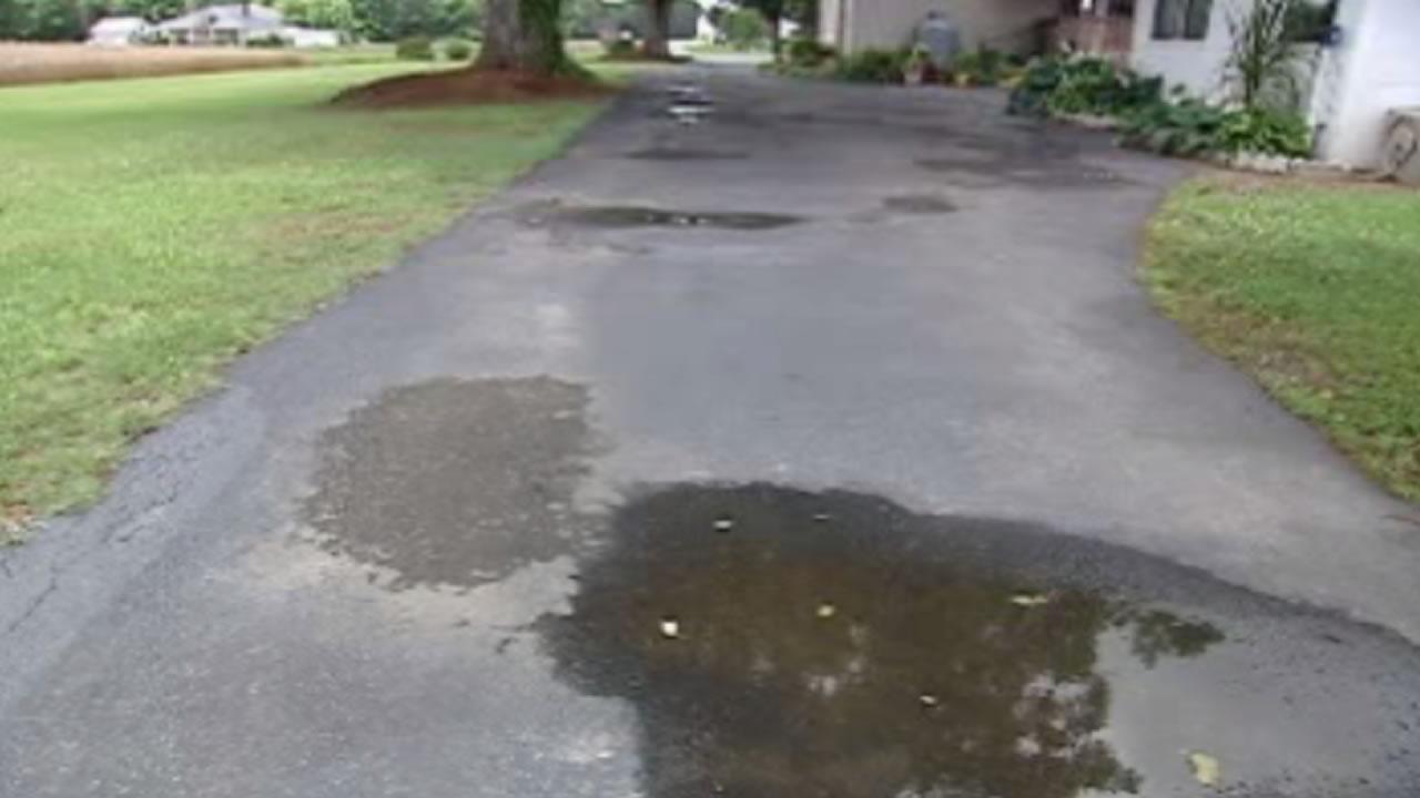 Man says driveway got bad sealant job | abc11.com