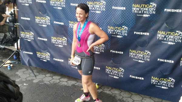 Photos of Ali Competing in NYC Triathlon | Live Big with Ali Vincent ...